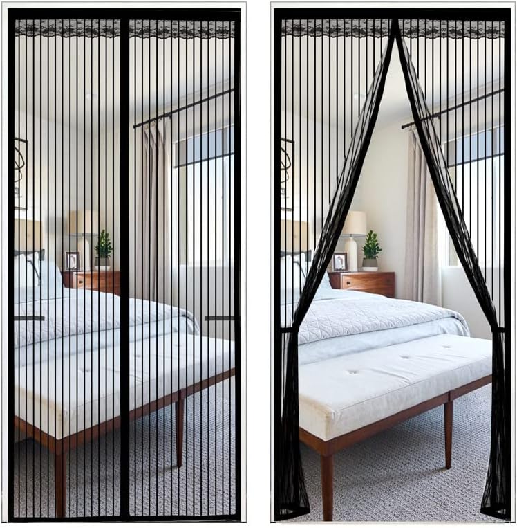 Magnetic Screen Door Easy Install Screen Door Magnetic Door Screen Pet ...
