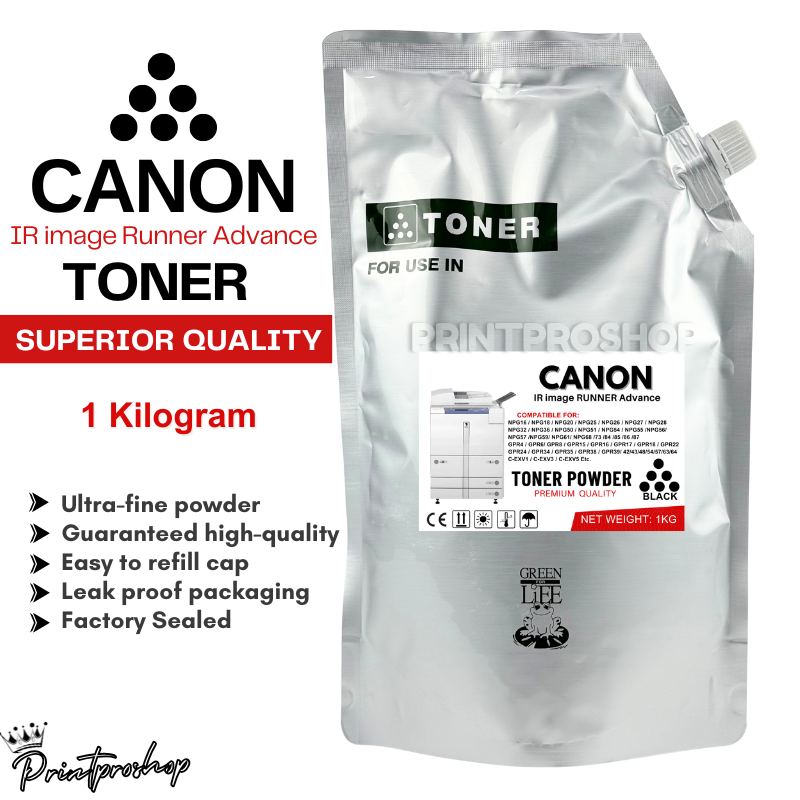 Canon Black toner powder IR image runner advance 1kg | Shopee Philippines