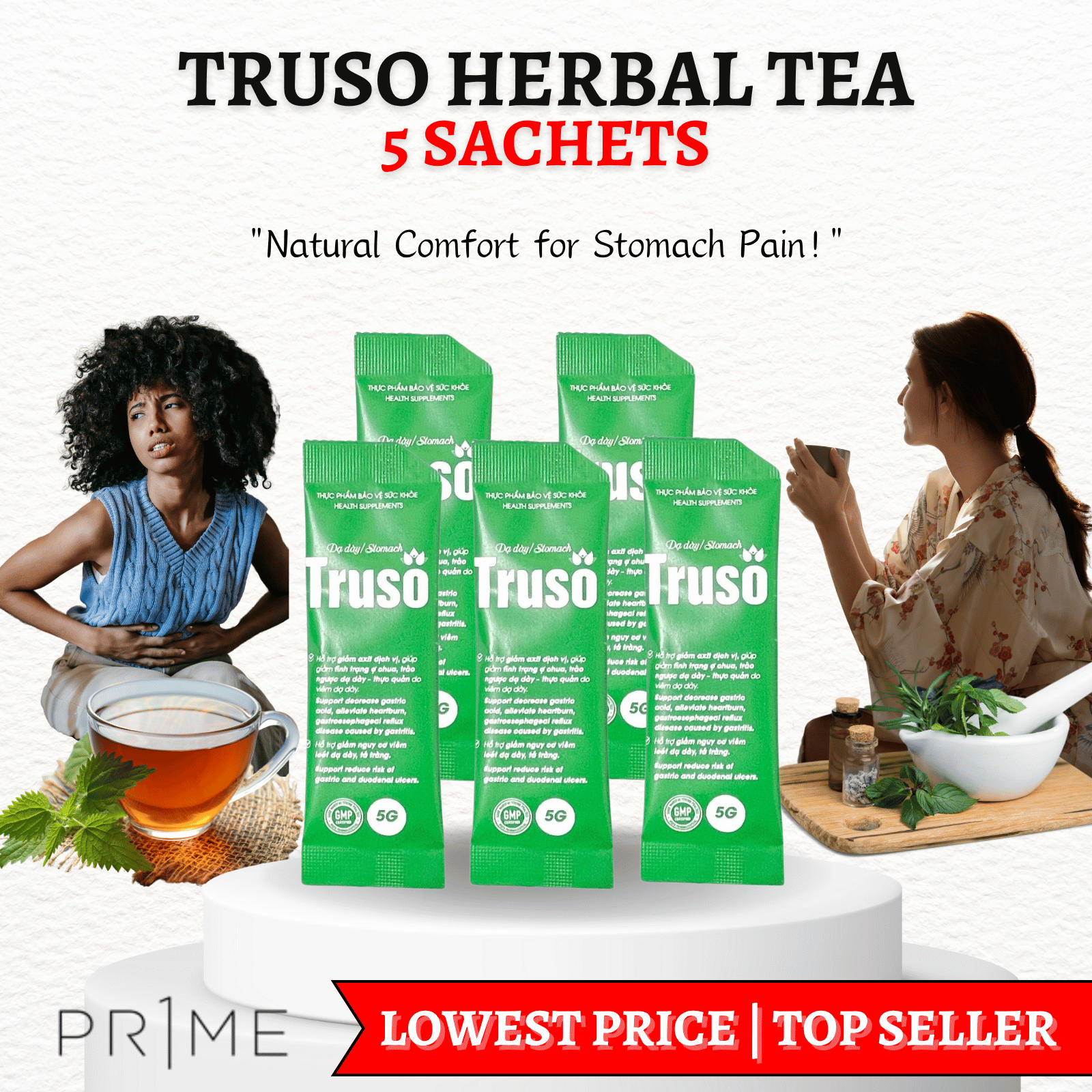 Truso Herbal Tea for Digestive Disorders & Stomach Problems such as ...