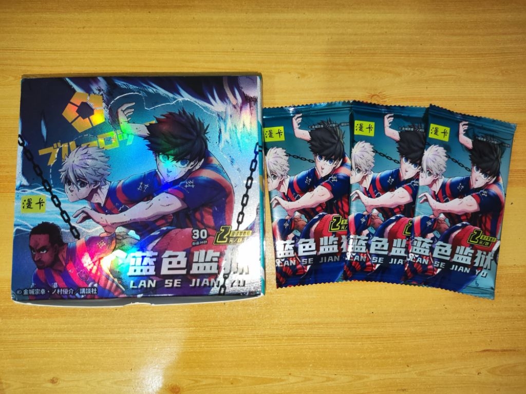 Unofficial Blue Lock Card Blind Pack Chinese Version | Shopee Philippines