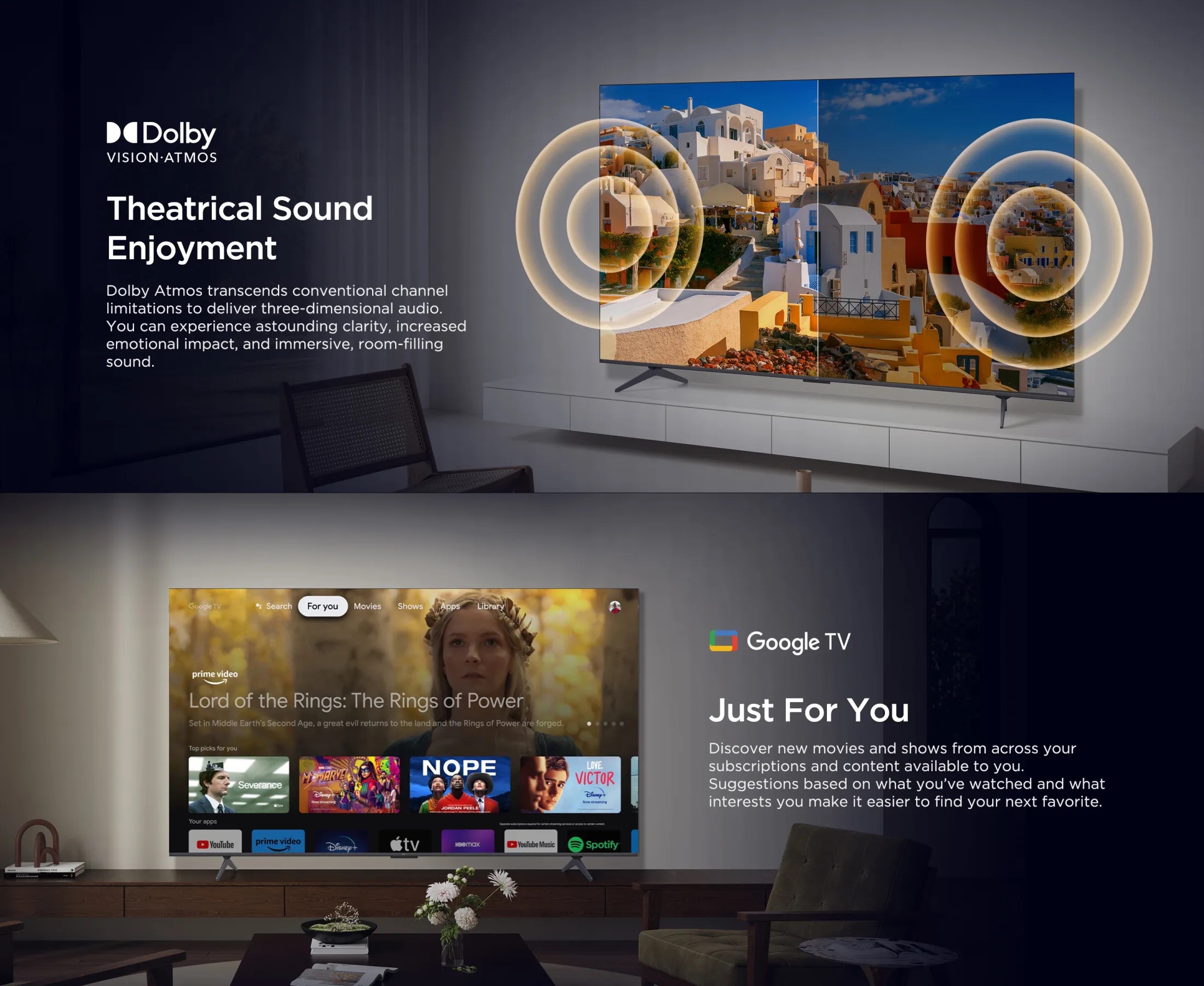 TCL P7K QLED TV 65 Inch, Google TV, Google Assistant, 4K HDR, AIPQ ...