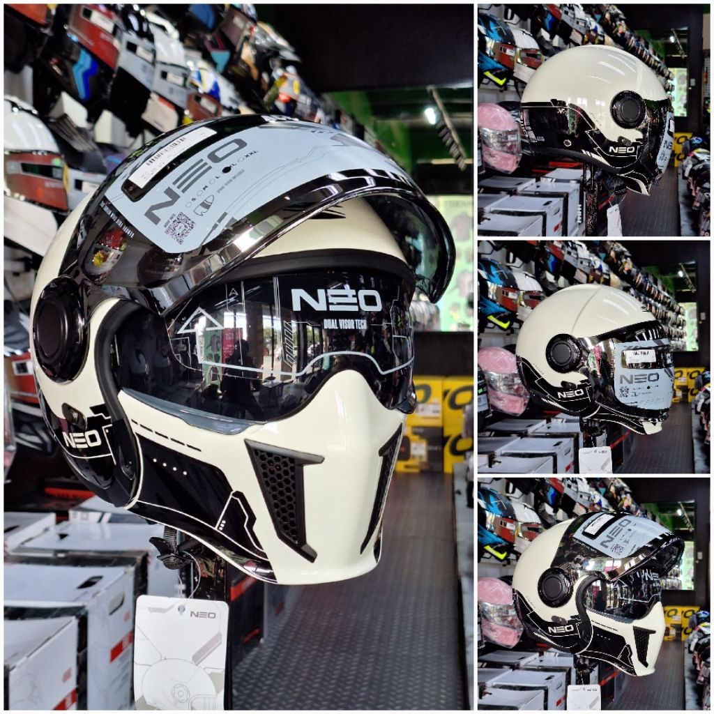 Spyder Neo Ace S1 Shadow 4 Mode Hybrid Helmet ( Free Clear Lense ...