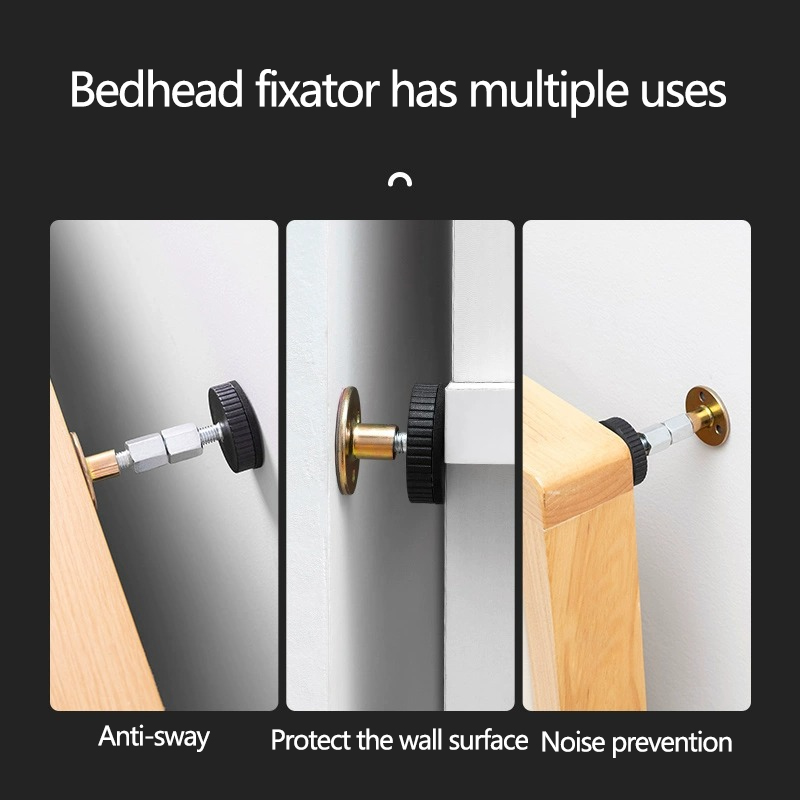 Pampatigil sa Pader ng Headboard Adjustable na Bakal para Sa Bed Frame ...