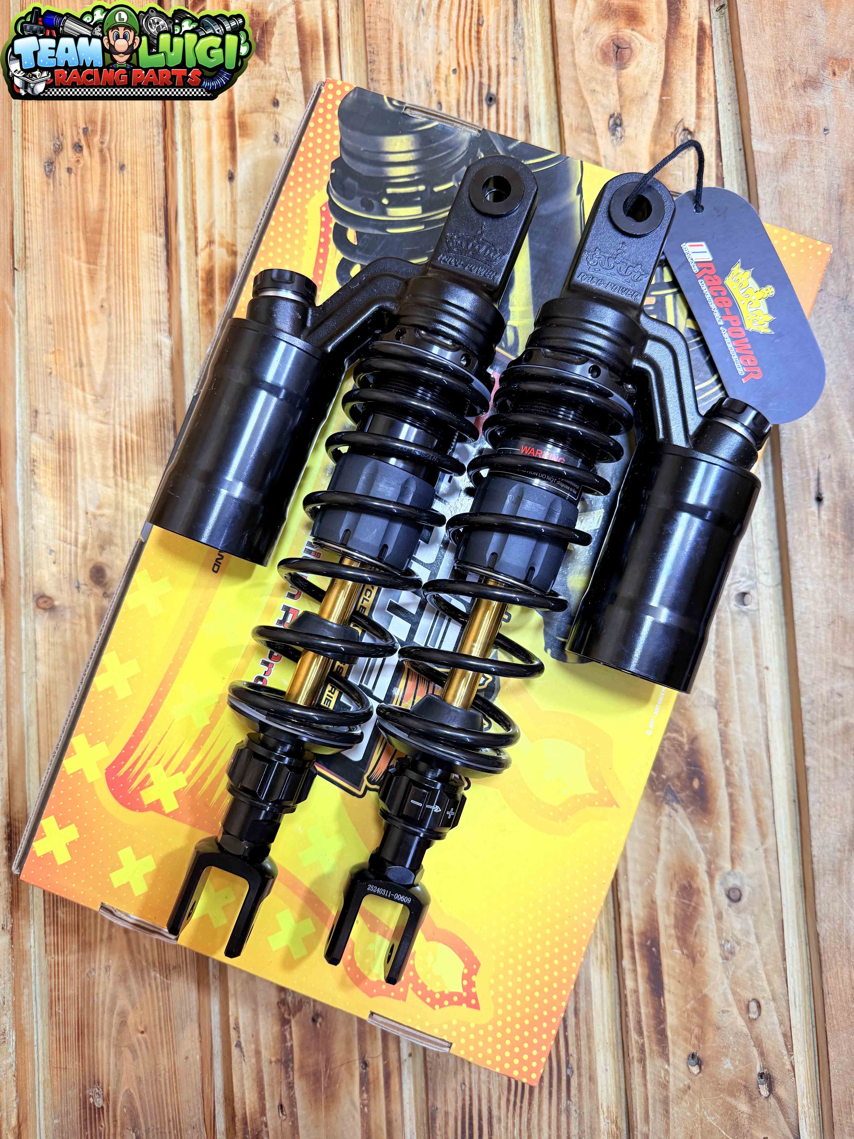 RACE POWER PCX 160 SHOCK WITH TANK 365MM PREMIUM R-PLUS 100% MADE IN ...