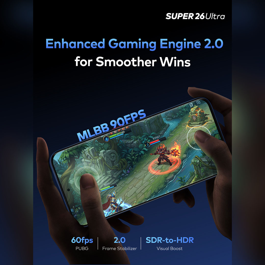 Itel SUPER 26 Ultra 16GB(8+8)+256GB | T7300 6nm Processor | 6000mAh 6. ...
