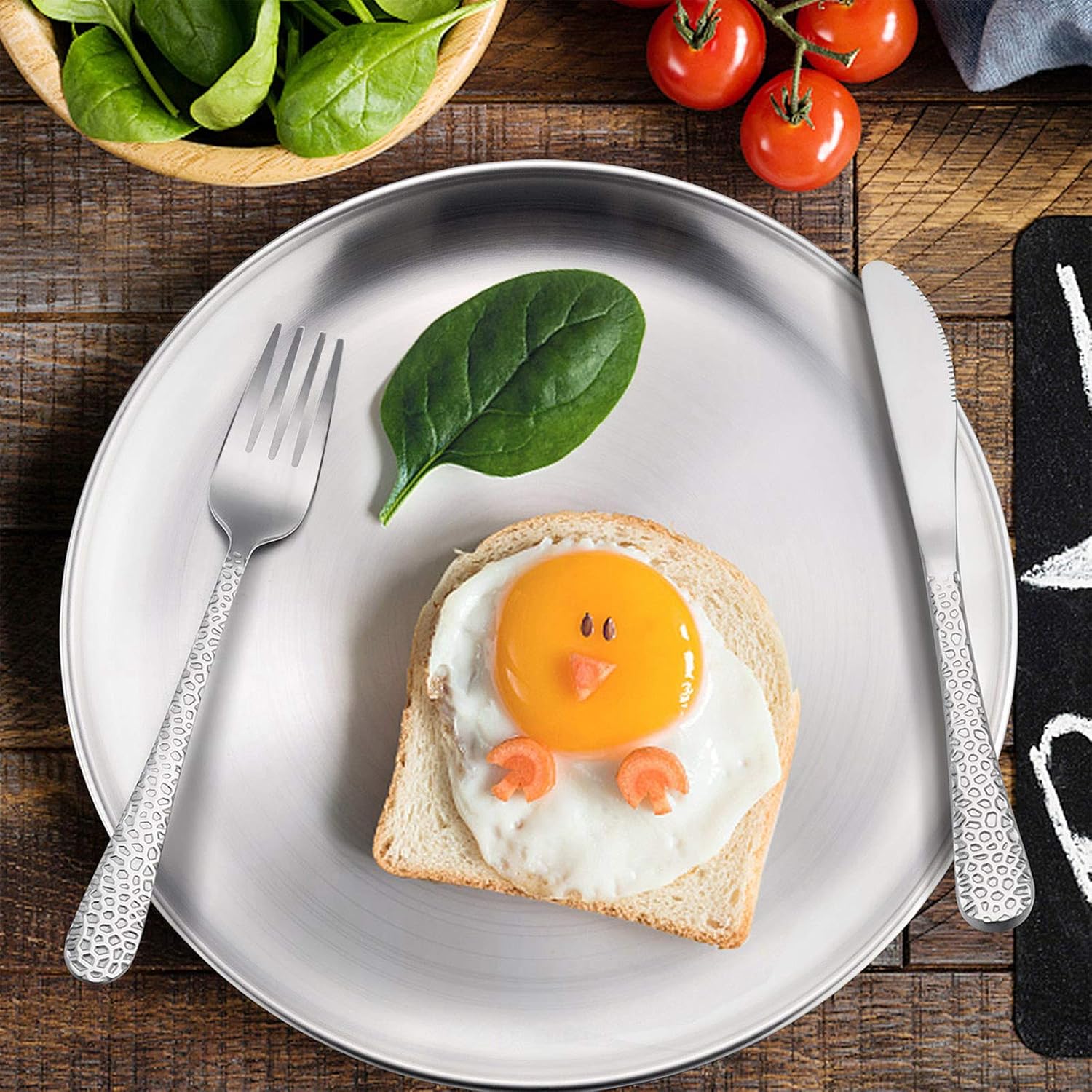 Stainless Steel Plates Metal Food Serving Plate 17-30CM Diameter ...