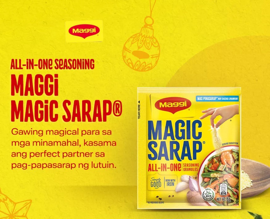 Maggi Magic Sarap All-in-One Seasoning Granules with Real Meat and ...