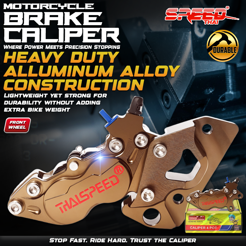 1101@4Pot Brake Caliper Kit Motorcycle Front/Rear For Yamaha NMAX V1 V2 ...