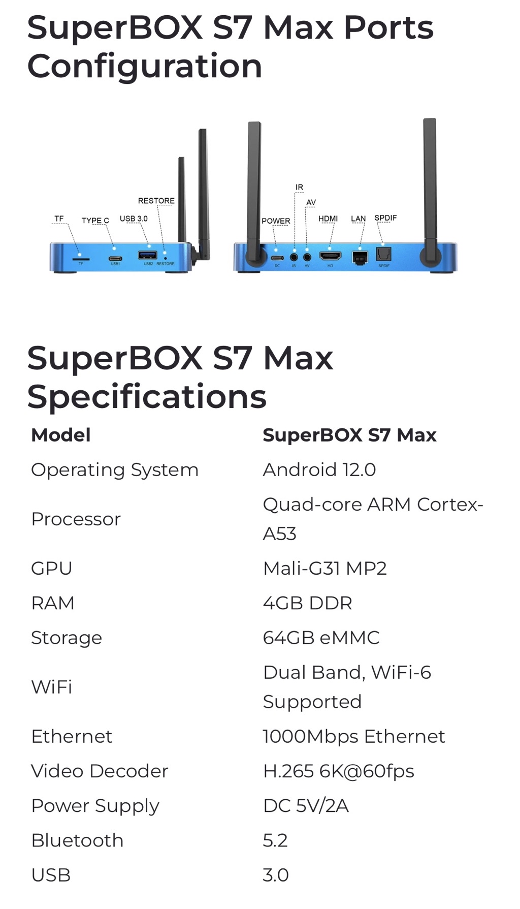 Superbox S7 Max 6K ultra HD | Shopee Philippines