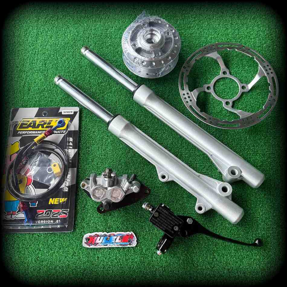 FRONT DISC CONVERSION (STARTER KIT Wave Set) - Wave 100, Smash 100-115 ...