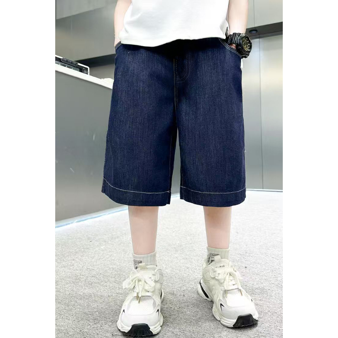 Kids Denim Short for Kids Boys 5-14Y Trendy Outfit Casual Maong Pang ...