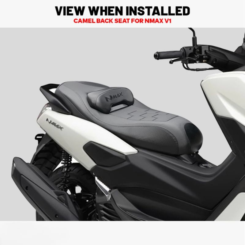 Yamaha Nmax V1 V2 Camel Back Seat Assembly With Embroid Logo Carbon ...