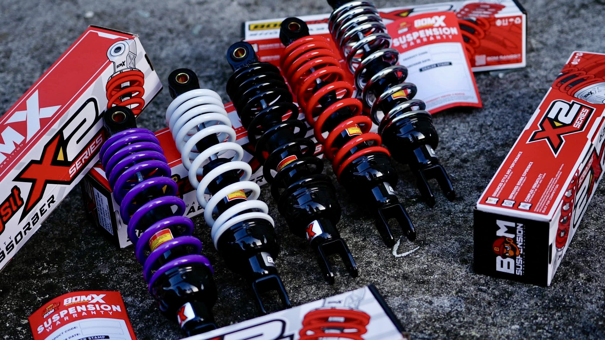 Bom X Suspension X2 Black Series 300mm Mio / 330mm Click | Shopee ...