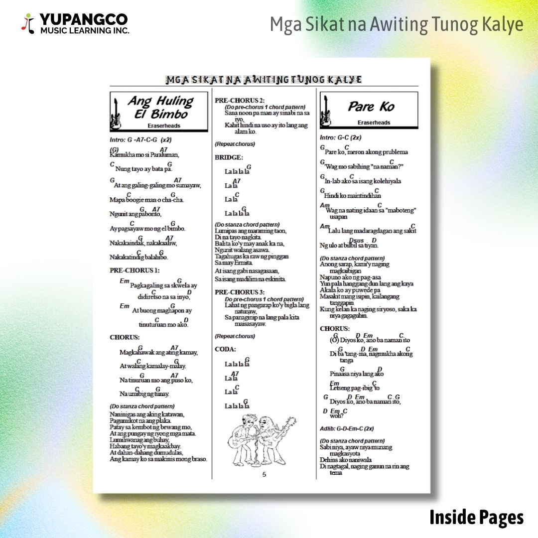 BUNDLE - MGA SIKAT NA AWITING TUNOG KALYE /1001 ULTIMATE SONGBOOK VOLU ...