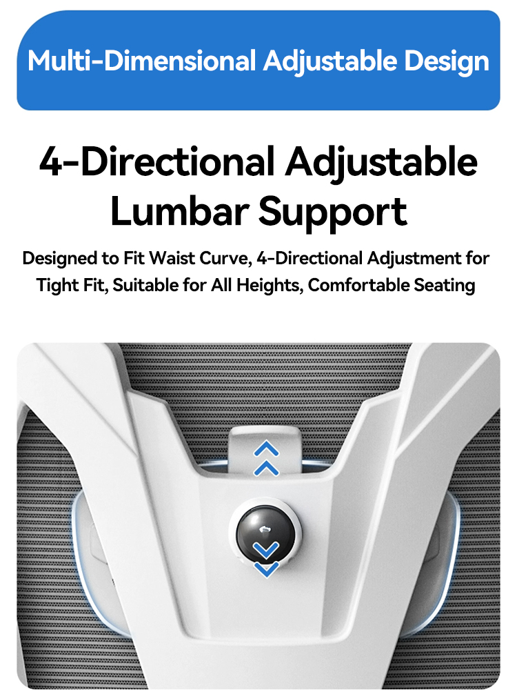 AIODIY Ergonomic Gaming Chair Swivel Reclining Comfortable Long Sitting ...