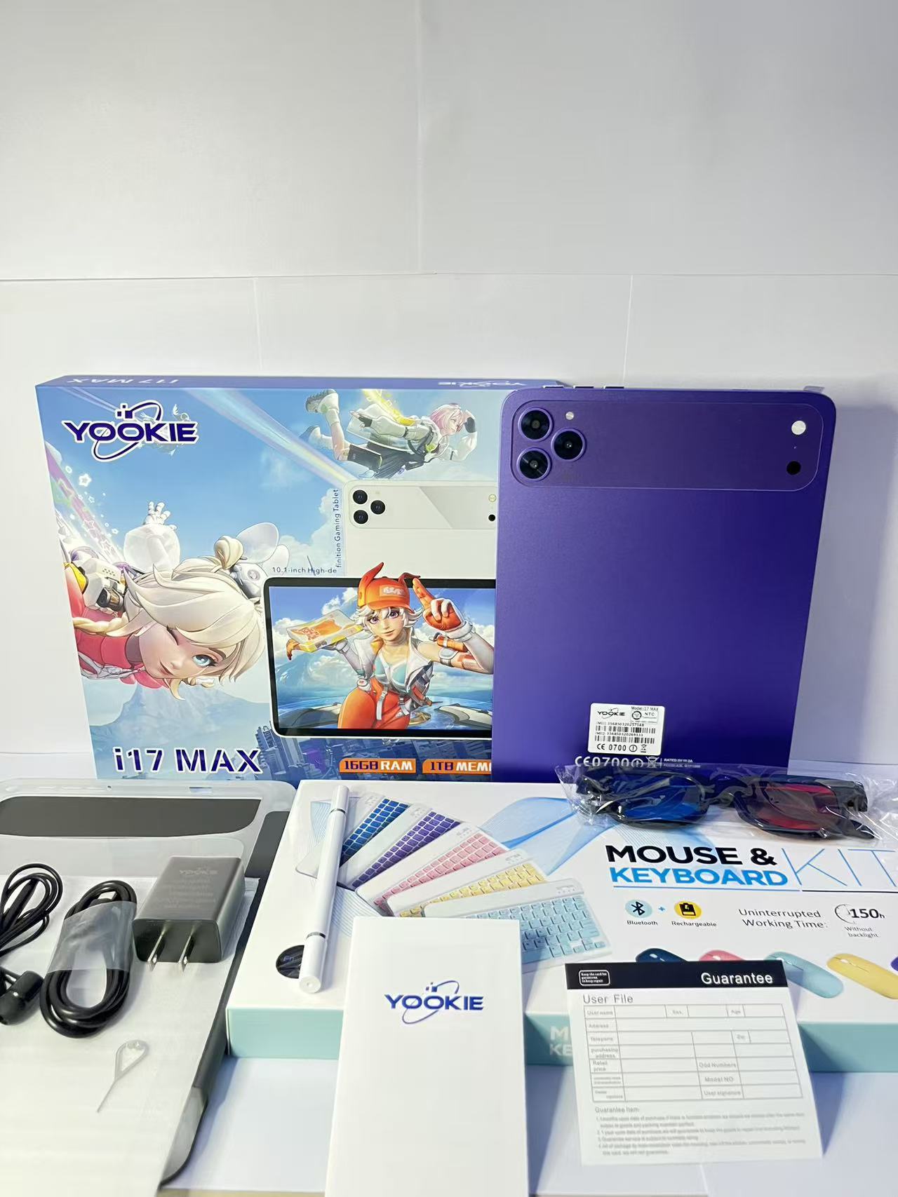 Yookie i17 max tablet 16+1TB storage 10.1-inch screen Android tablet ...