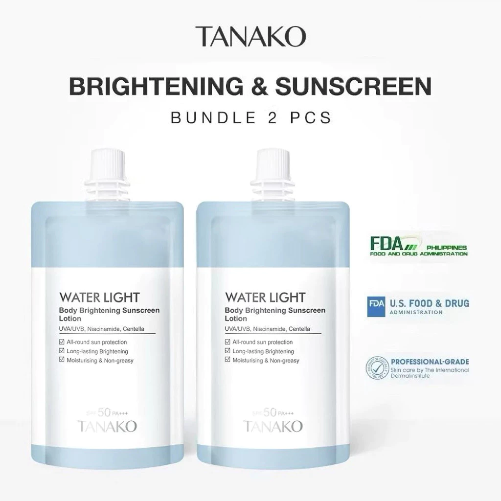 DM 2in1 TANAKO Water Light + Salicylic Acid Body Sunscreen Lotion ...