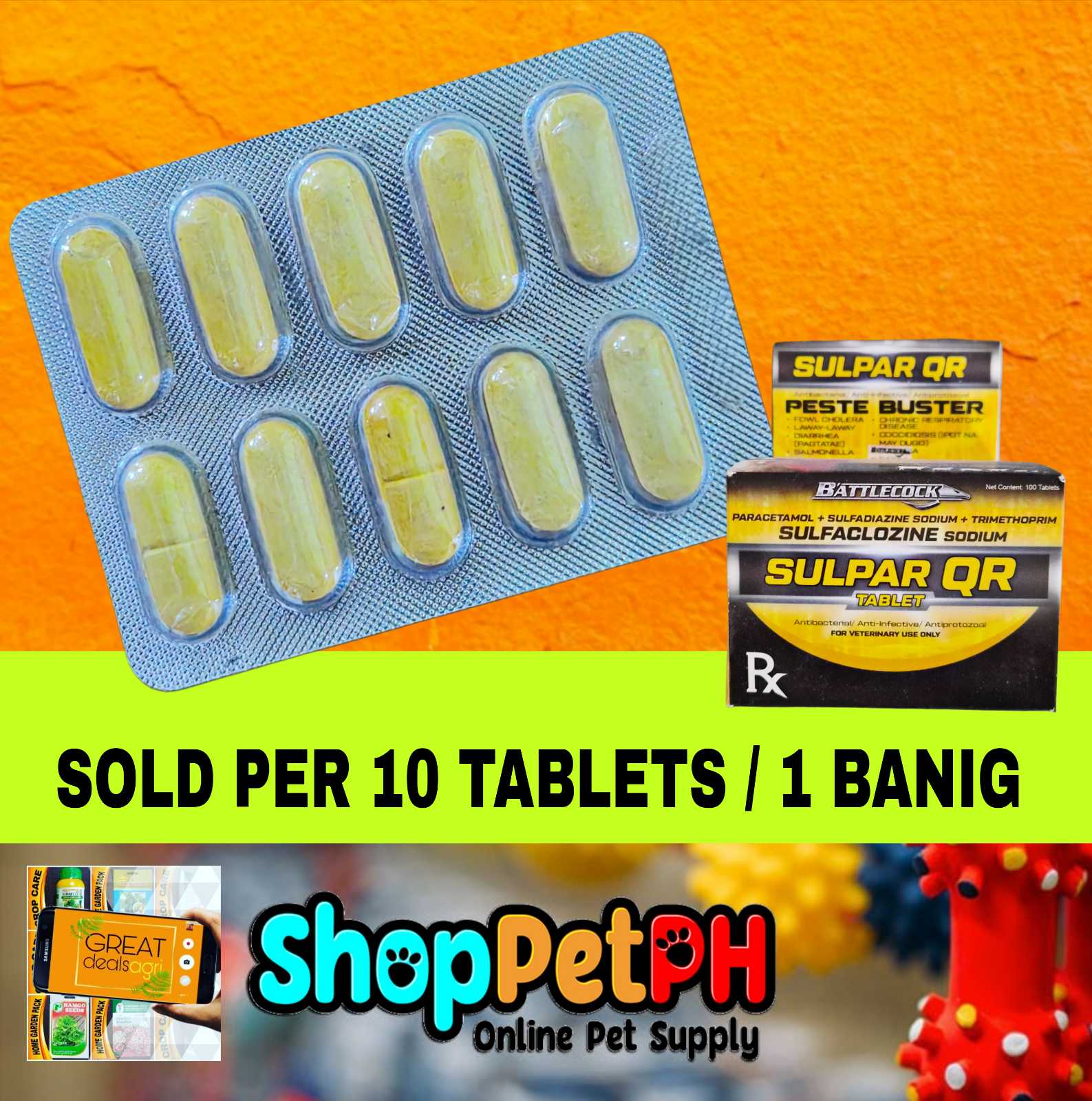 SULPAR QR TABLET (10 TABETS OR 1 BANIG) | Shopee Philippines