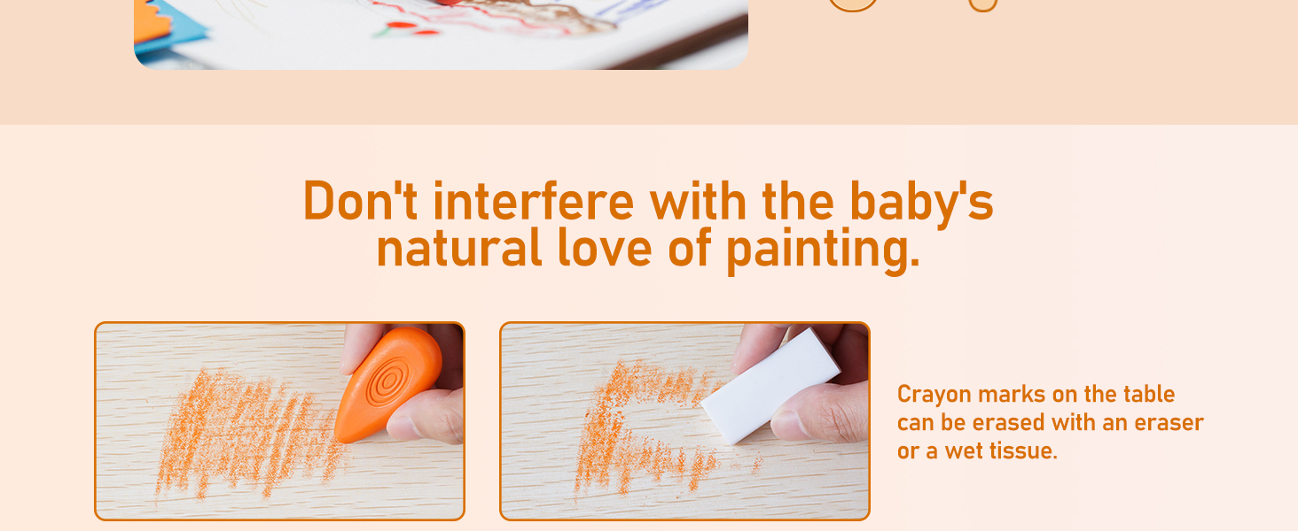 NIKO 12/24 Colors Drop Crayons Coloring Set Safe Non-Toxic Washable ...