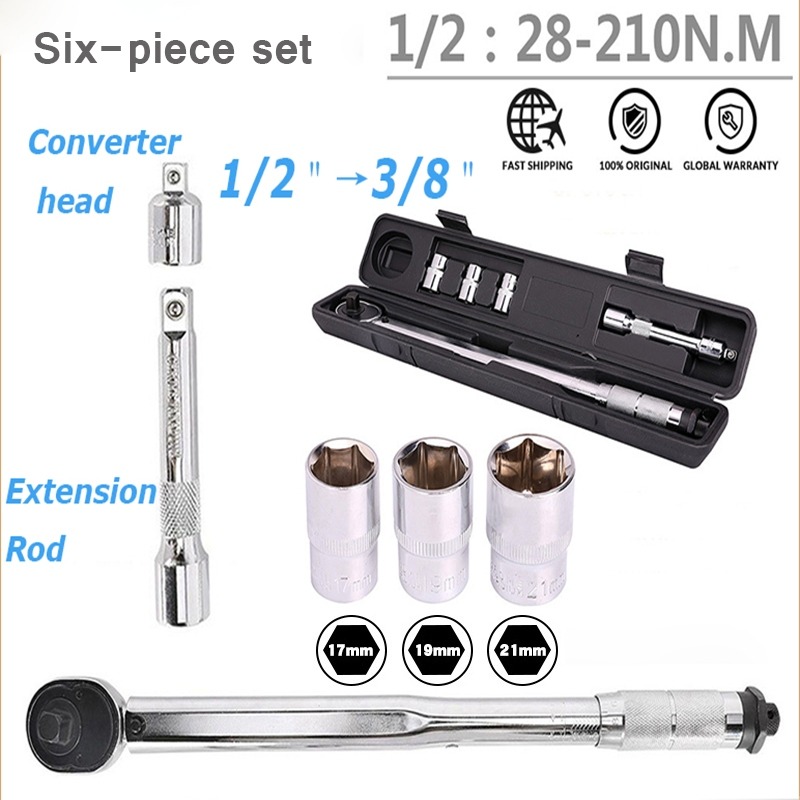 DEKES Preset adjustable torque wrench 1/2" 28-210nm Drive Torque Wrench ...