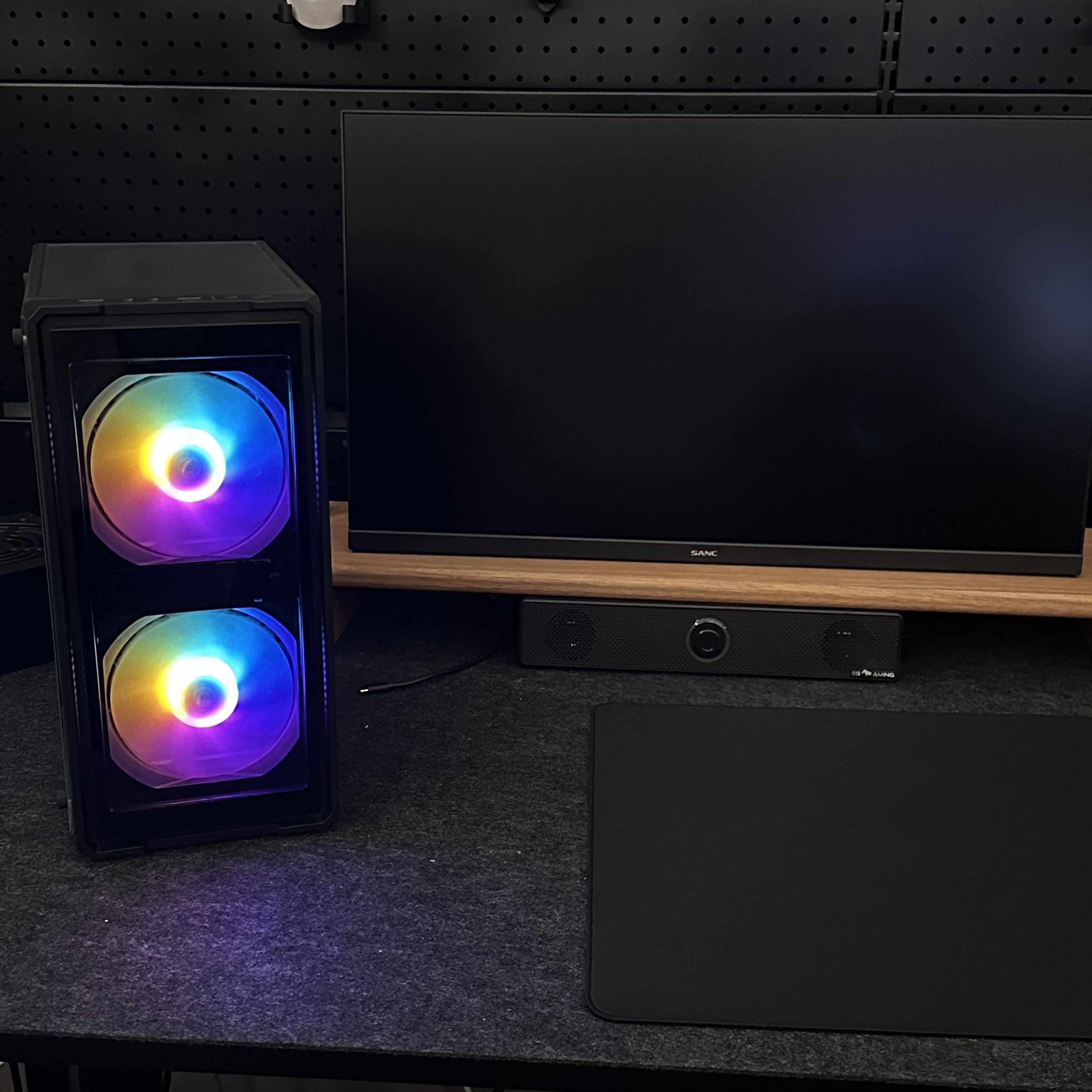 Esgaming CA01G Gaming Pc Case with Tempered Glass Panel Micro Atx Mini ...