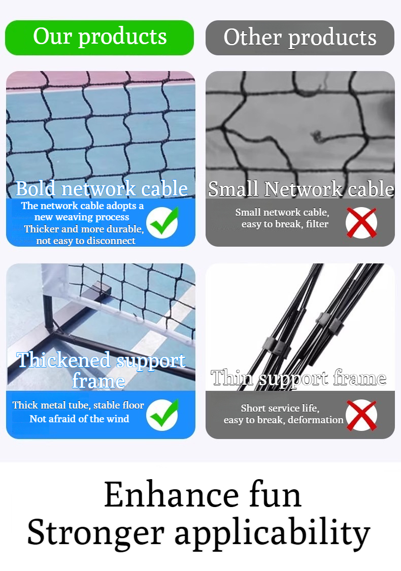2026 NEW Portable Pickleball net with stand Set Regulation Size for ...