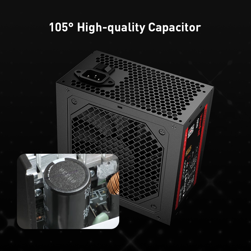 Esgaming Computer ATX 450W 550W PSU True Rated 80 Plus Bronze Certified ...
