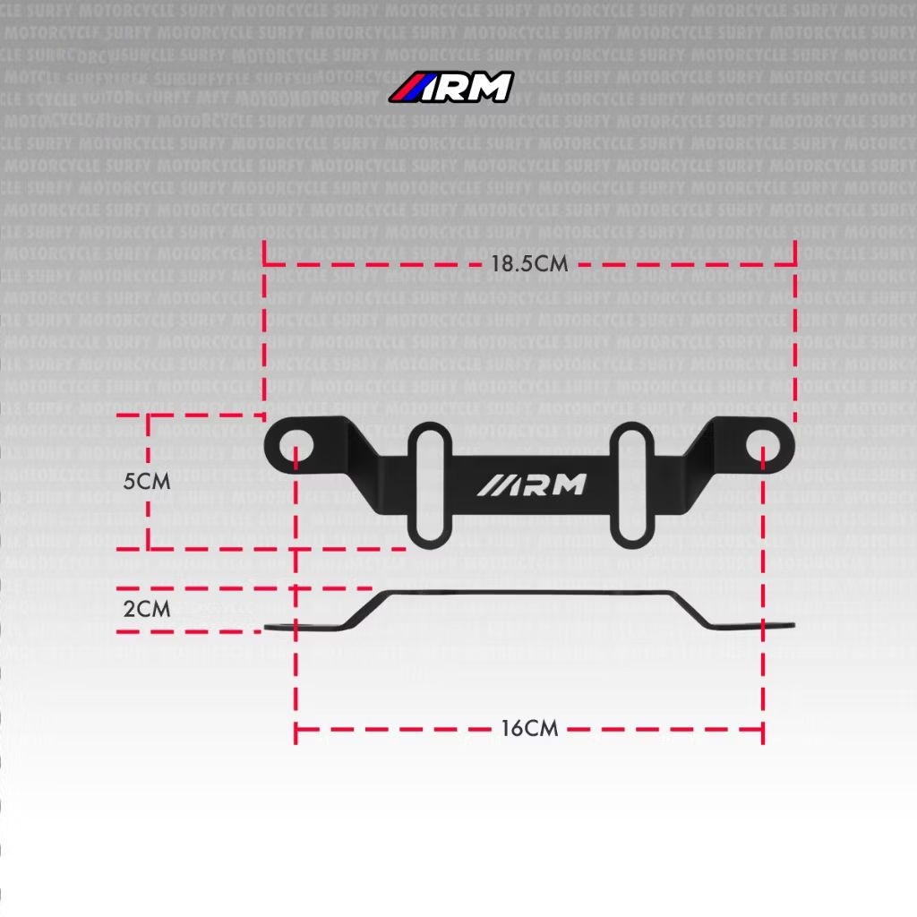 ARM Nmax Aerox MDL Bracket & Windshield Garnish Bracket CNC Cut Alloy ...
