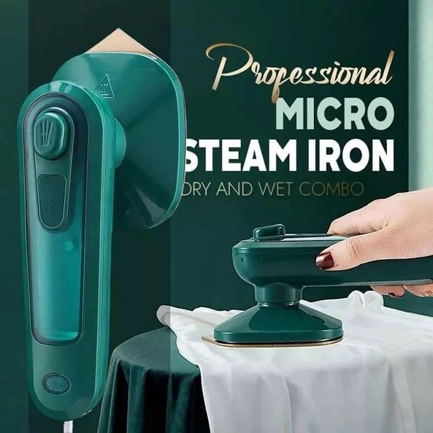 HOMECARE PH. Portable Mini Steam Iron Handheld Mini Micro Steam Iron ...