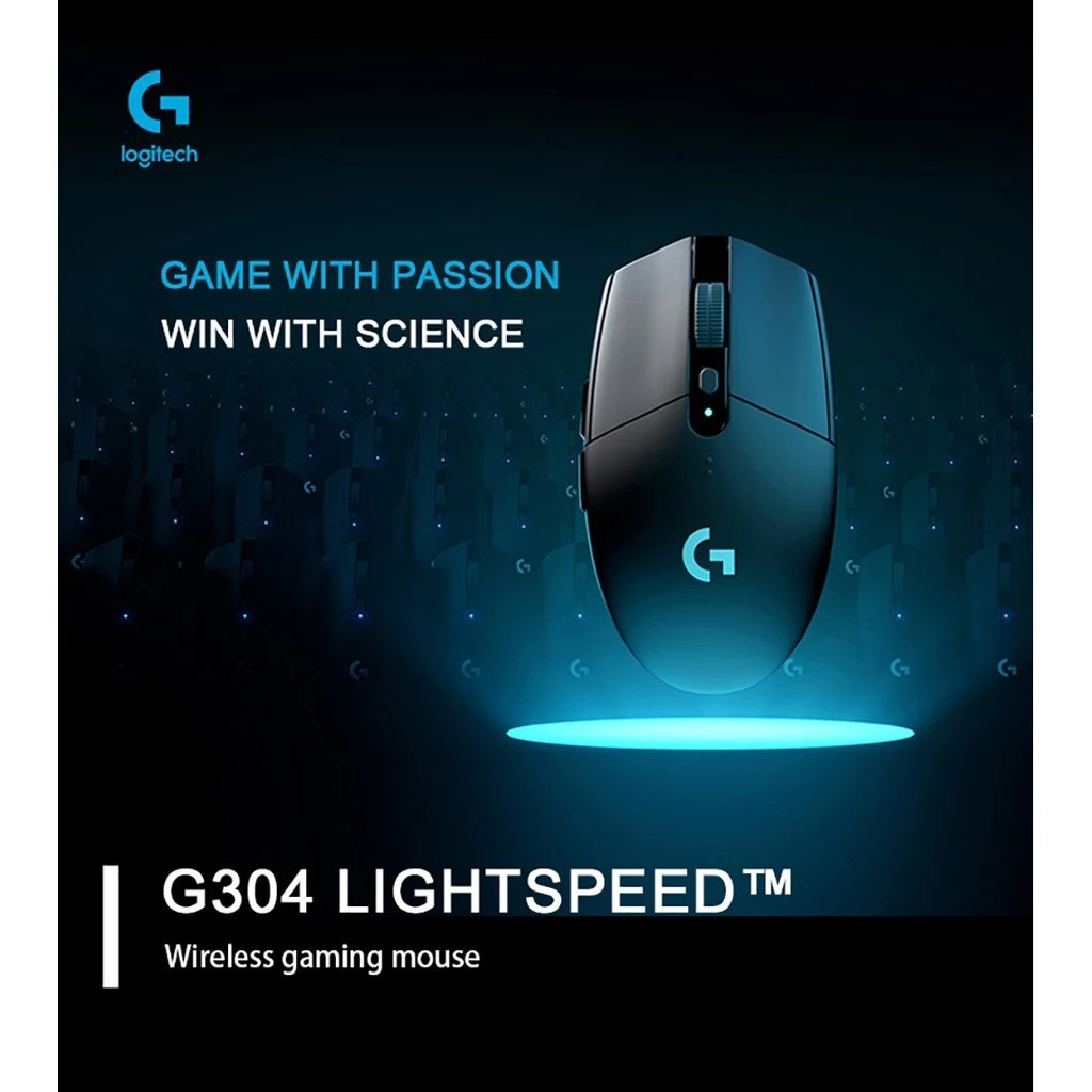 Logitech Gaming Mouse G304 LIGHTSPEED Wireless 12,000 DPI Hero Sensor ...