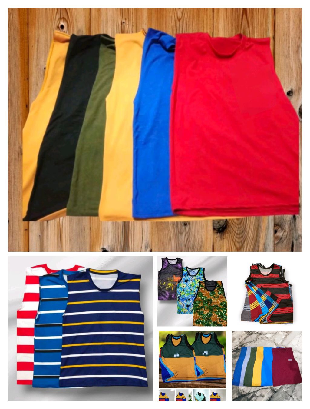 3 PCS /4 PCS mixed SANDO FIT 4 TO 7 YEARS OLD BOY KIDS RANDOM COLOR AND ...
