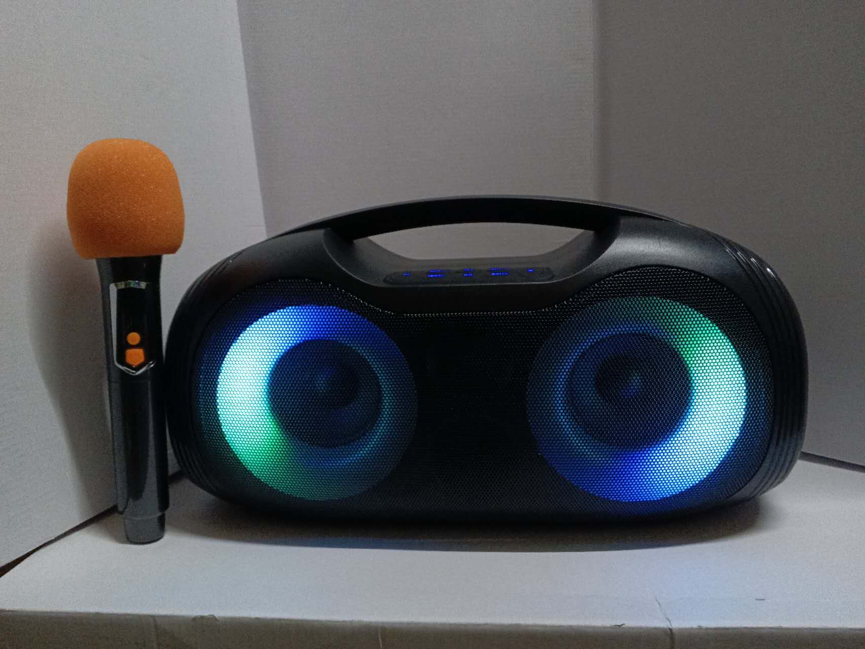 NEW BTS 2313 BRODU Portable BT speaker 4 " woofer RGB with 1PC ...