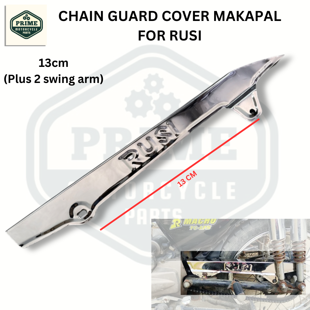 MOTORCYCLE CHAIN GUARD COVER MAKAPAL FOR RUSI 125/150/175 11cm / 13cm ...