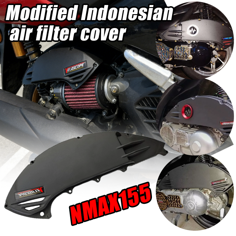 VELOSCOPE SLIM Filter Cover for Yamaha NMAX Aerox Acrylic Decoration ...