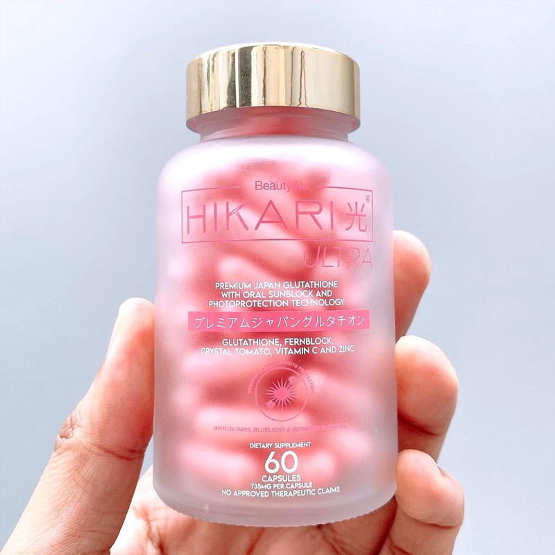 Glutathione Capsule with Collagen & Oral Sunblock Whitening/HIKARI SKIN ...
