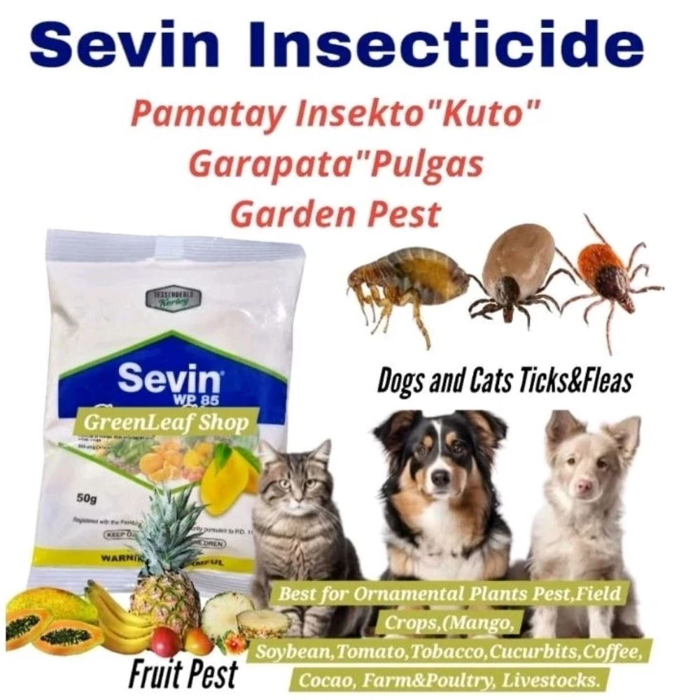 SEVIN POWDER ANTI TICK AND FLEA INSECTICIDE | Shopee Philippines