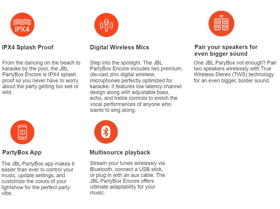 [SALE] JBL PartyBox Encore V2 100W Bluetooth Speaker –Loud JBL Pro ...