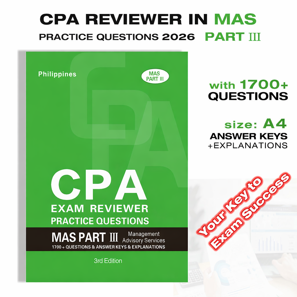 2026 CPA MAS Reviewer Part Ⅲ |1700+ Questions + Answer Keys ...