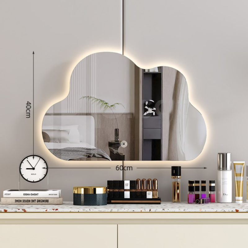 40*60 Cloud Shaped Mirror bathroom Vanity Mirror with Lights Wall Mount ...
