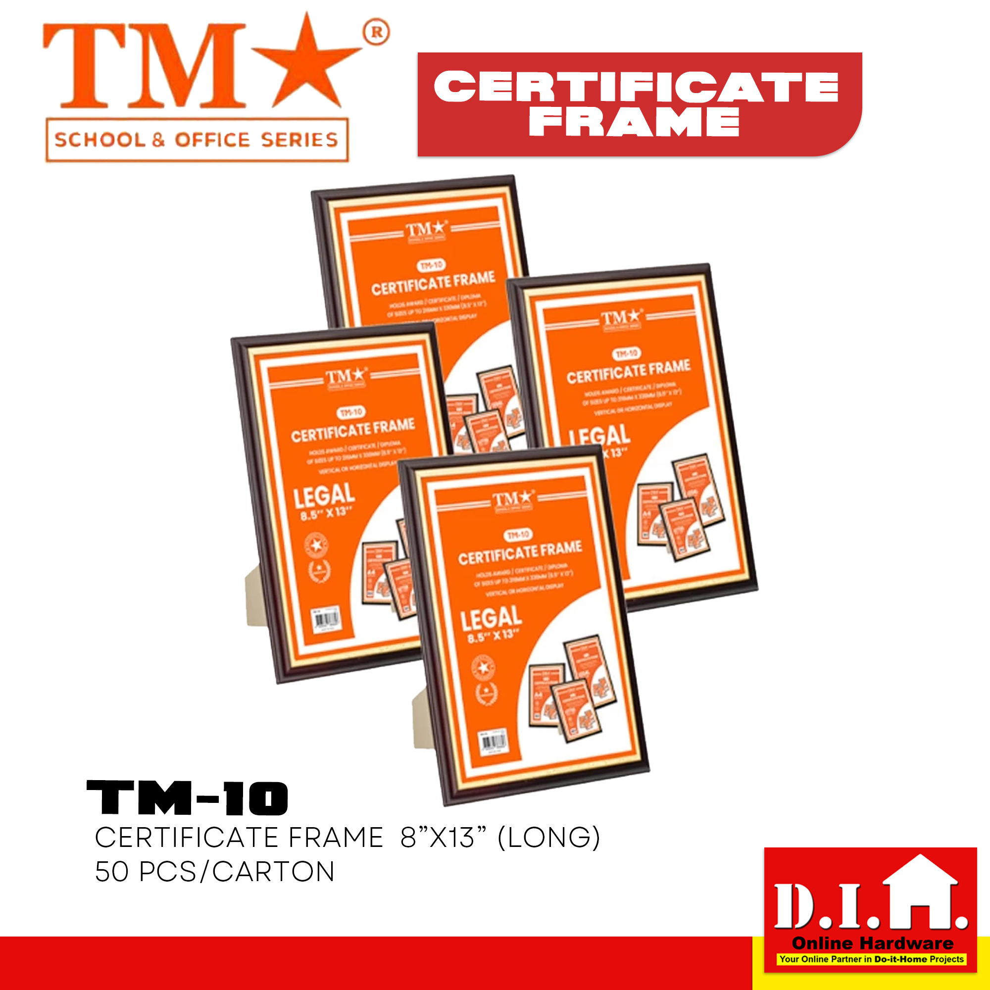 Do It Home TM-10 Certificate Frame 8.5 x 13 Inch Long Size Document ...