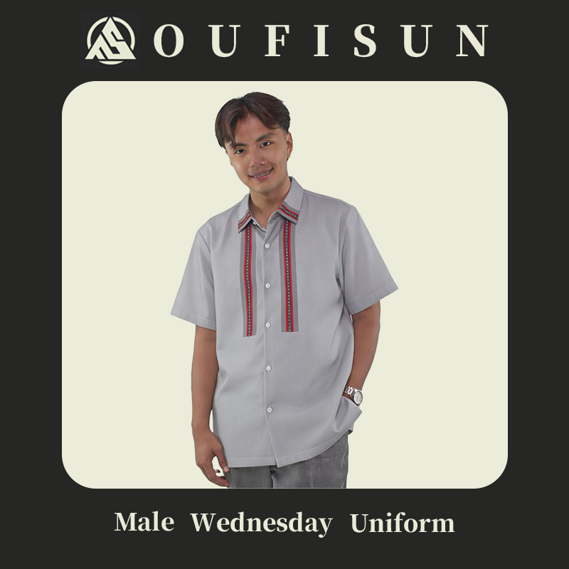 Male Ready-To-Wear Barong Teaching Uniform Deped Monday to Thursday ...