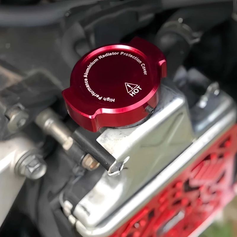 Radiator Cap Cover Full CNC Universal For Motorcycle Water Tank Cover ...