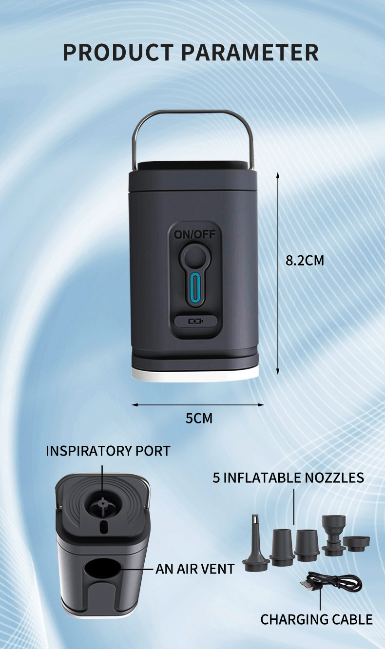 SEA CHOICE Mini Air Pump For Backpack Inflatable Pump Vacuum ...