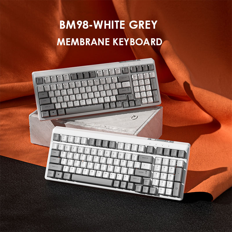 FURYCUBE IP75 Membrane Keyboard 75% Layout Knob Wired Keyboards RGB ...