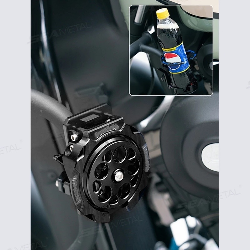 【8H Ship】Motorcycle Cup Holder Anti-Vibration Rotatable Foldable CNC ...