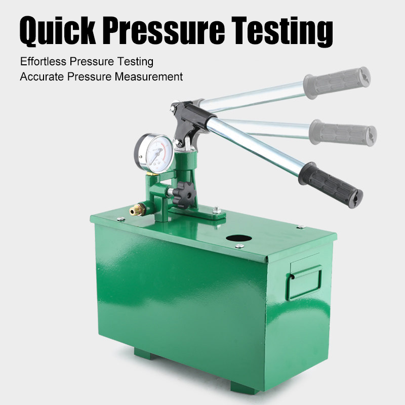 Pressure Test Pump Manual Aluminum 25-40KG 4MPa Water Pressure Tester ...