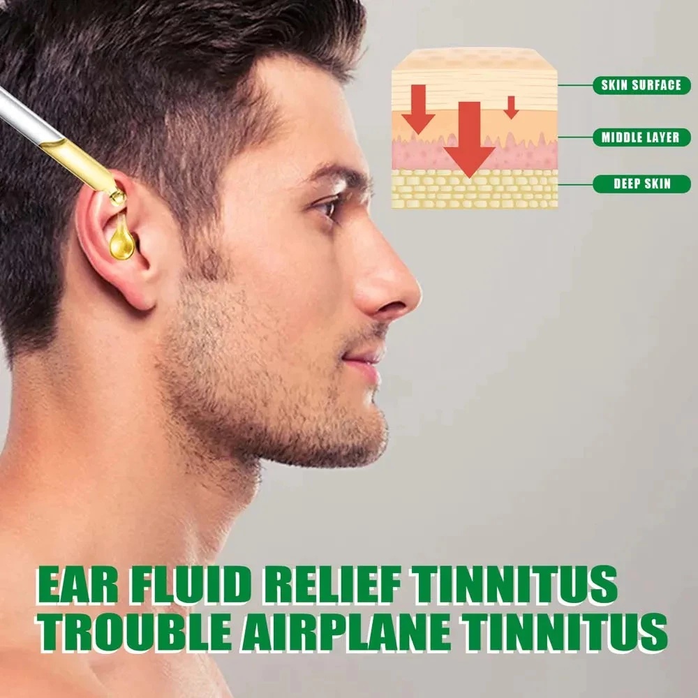 Natural Herbal Ear Drops 30ml Tinnitus Relief and Earache Treatment for ...