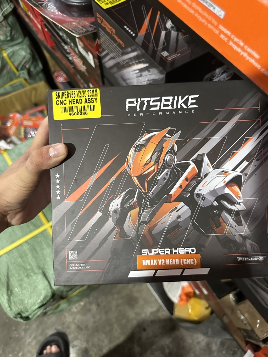 PITSBIKE SUPER HEAD NMAX/AEROX V2/SNIPER 155 22/25 20/23 valve size ...