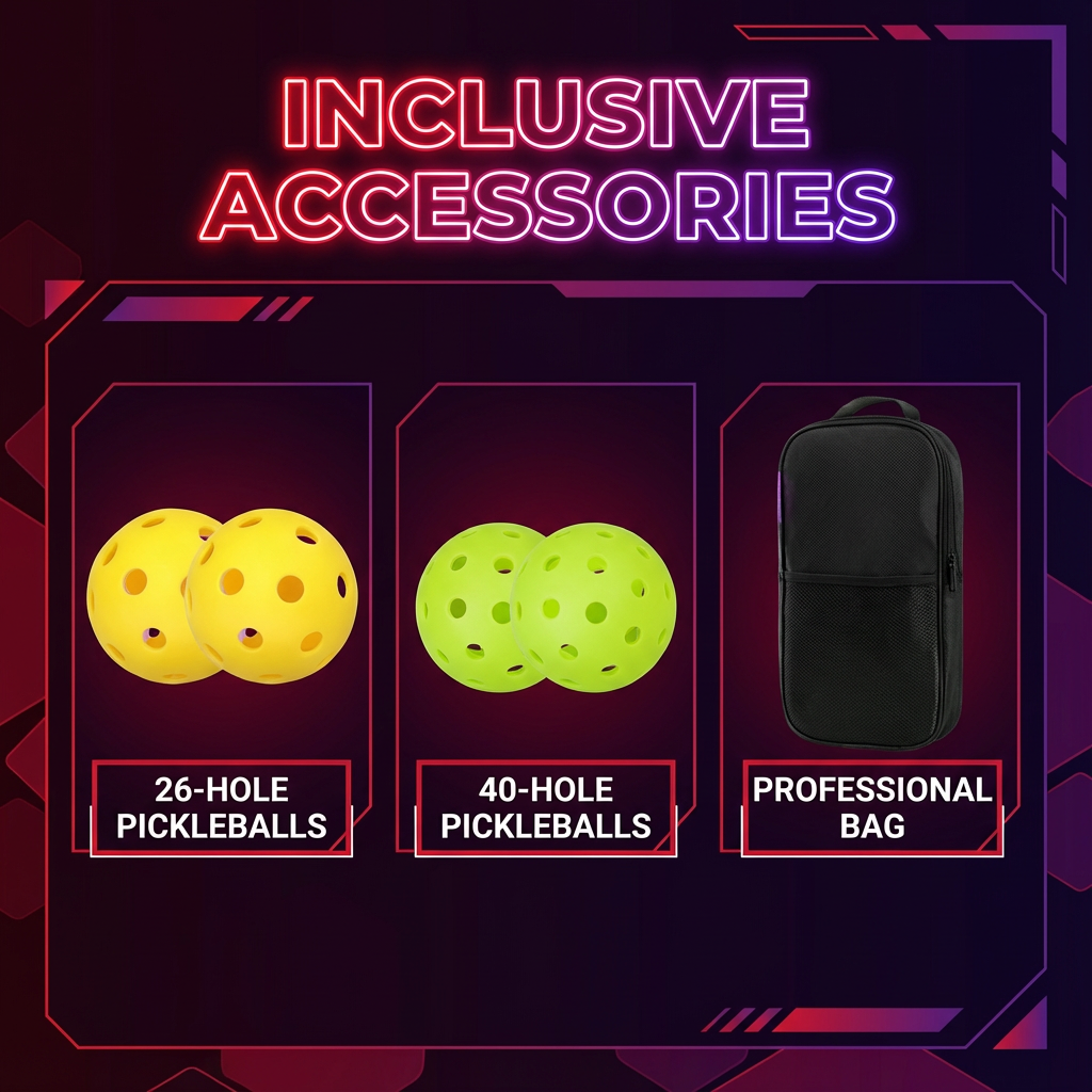 Pickleball Paddles Set 2 Paddles T700 USAPA Approved Lightweight ...