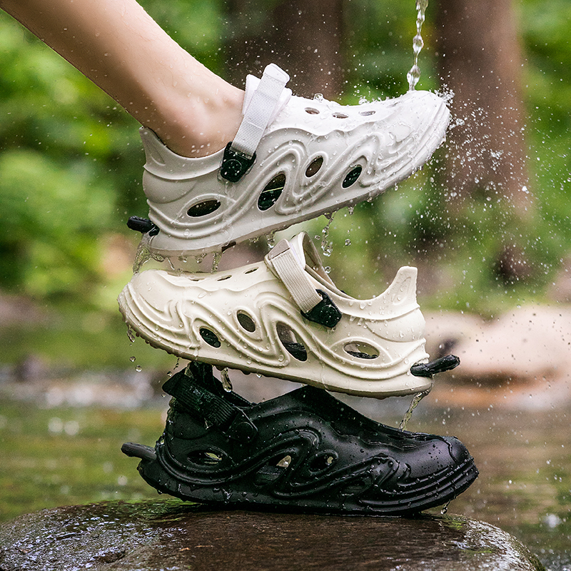 2026 EVA rubber trendy Korean style river tracing shoes one shoe two ...
